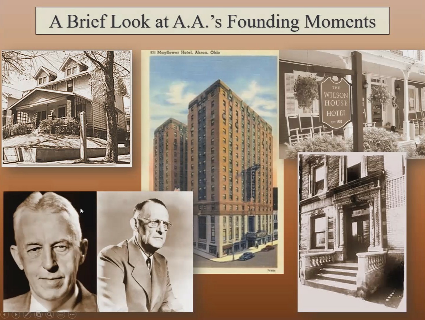A Brief Look at A.A.'s Founding Moments - Alcoholics Anonymous District ...